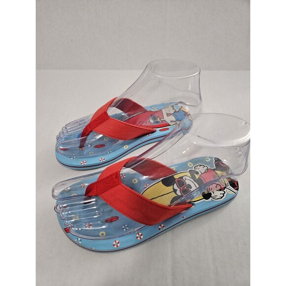 Disney | Shoes | Disney Store Boy Mickey Mouse And Donald Duck Flip ...